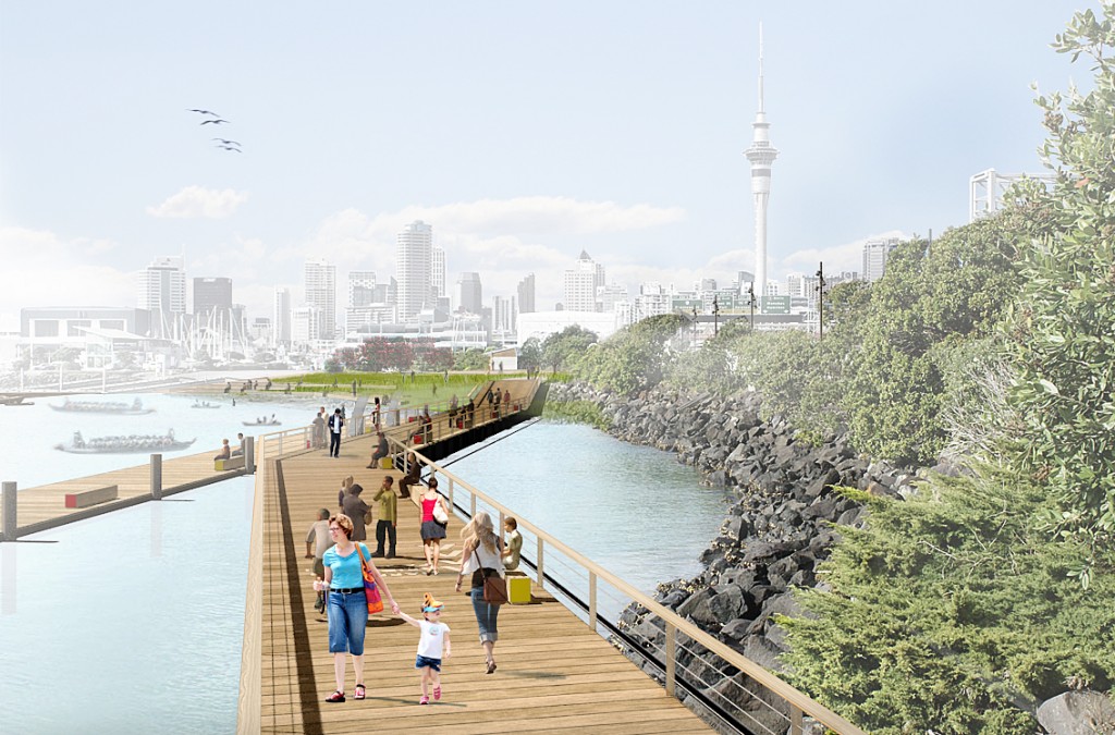 Waterfront Promenade works started off