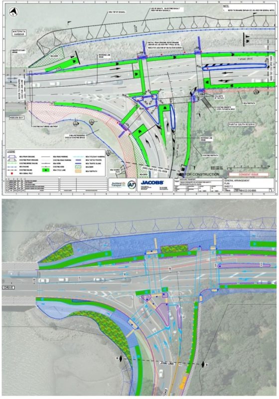 Ngapipi Drive / Tamaki Drive - The New Look? - Bike Auckland