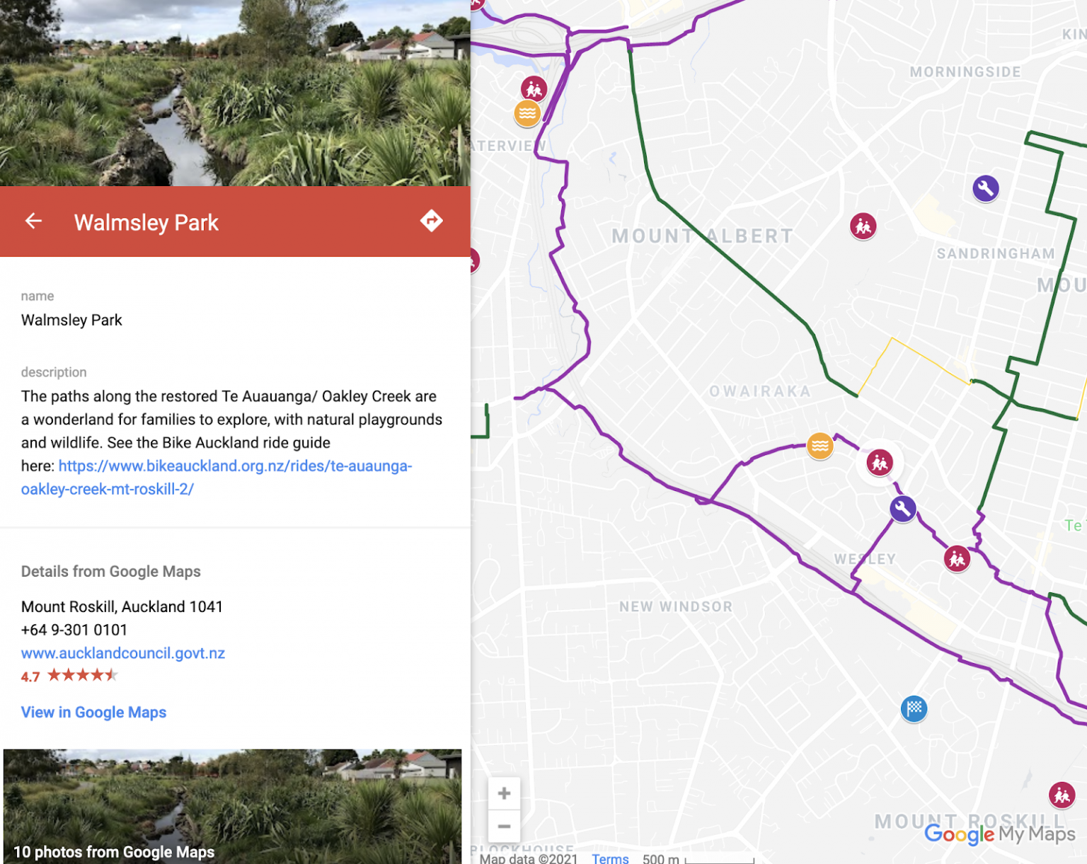 Discovery Map - Bike Auckland