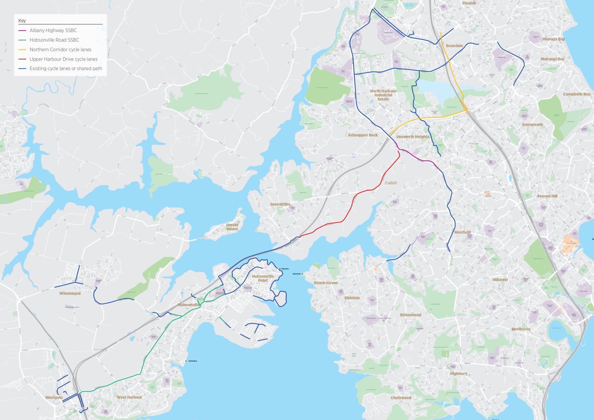 Upper Harbour Cycleway redesign submission guide