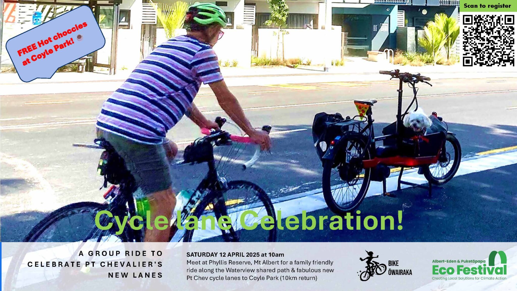 Cyclelane Celebration! A group ride to celebrate Pt Chevalier’s new ...