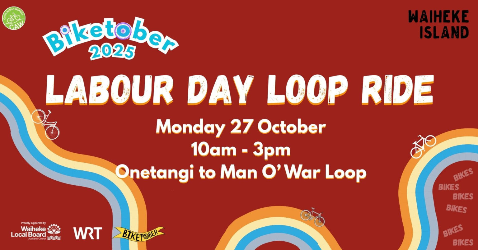 Waiheke: Labour Day Loop Ride - Bike Auckland