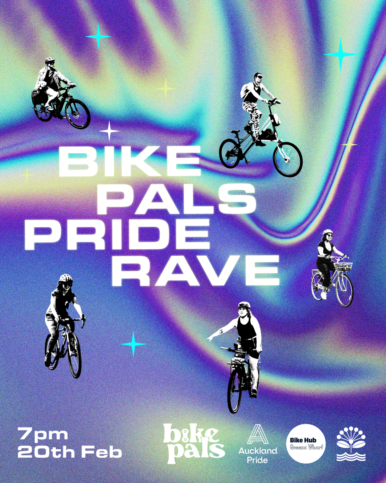 Bike Pals Pride Rave - Bike Auckland